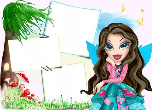 Рамка Братц - Рамки - YouLoveIt.ru