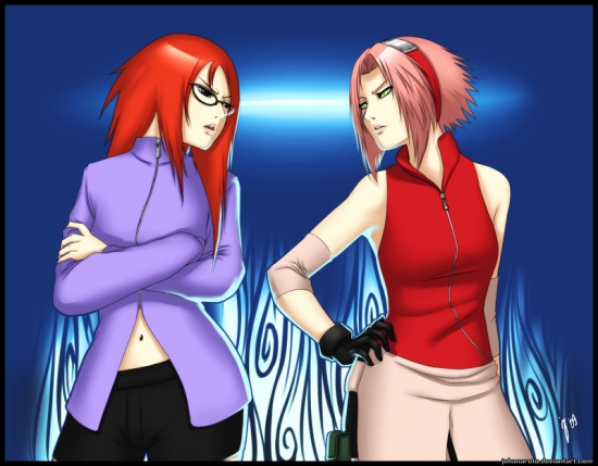 Сакура против Карин - Сакура и Картин - YouLoveIt.ru