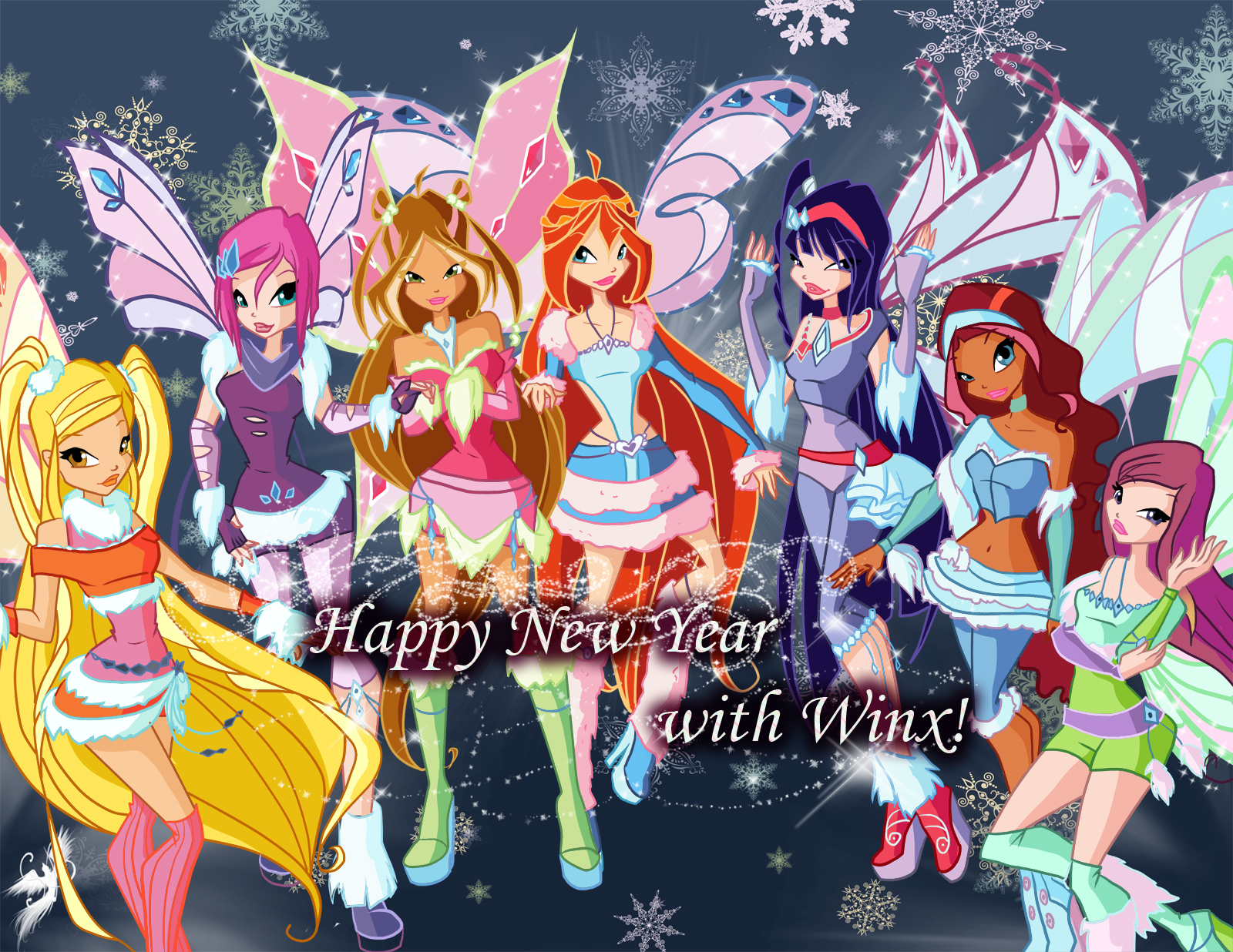 Happy New Year with Winx! by fantazyme - Винкс - YouLoveIt.ru