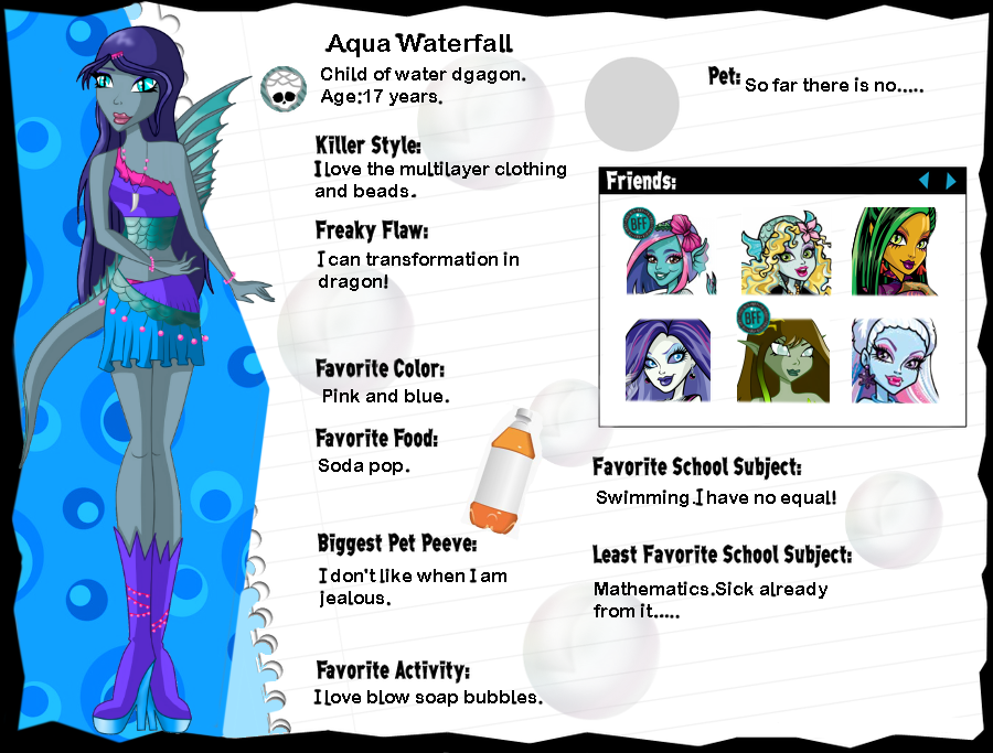 Aqua Waterfall - Монстр Хай - YouLoveIt.ru