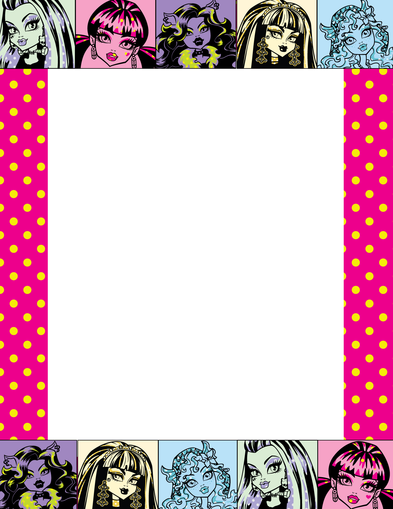 Monster High рамка для фото - Рамки - YouLoveIt.ru