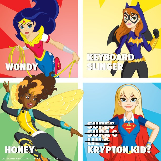 Прозвища супер девчонок - DC Super Hero Girls - YouLoveIt.ru