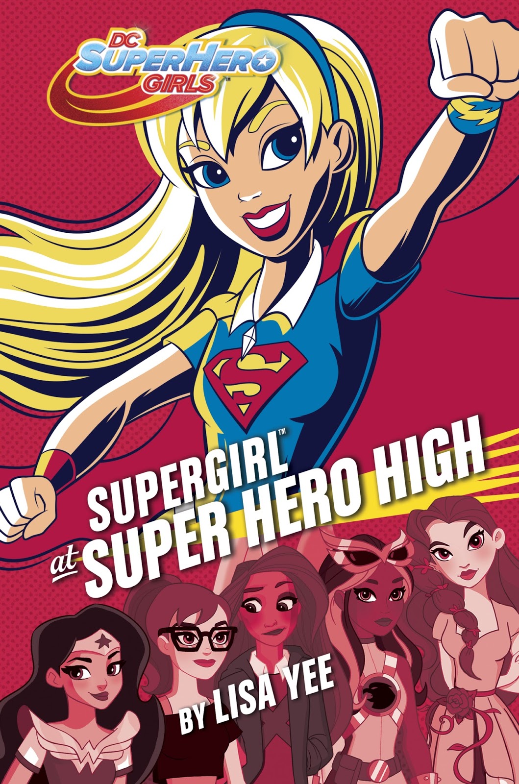 DC Super Hero Girls обложка с Супергерл - DC Super Hero Girls - YouLoveIt.ru